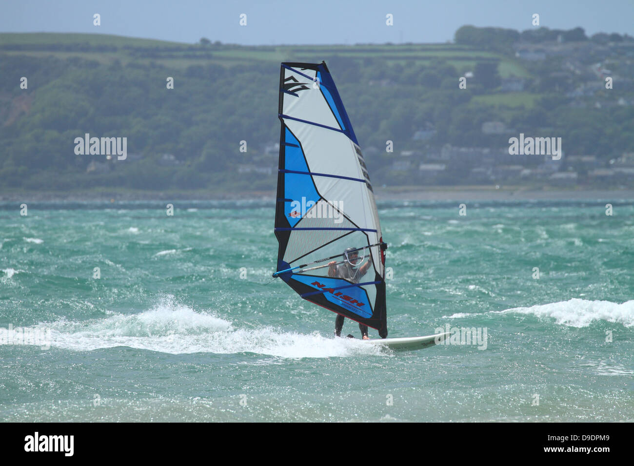 Windsurfing - Mount's Bay, Penzance, Cornwall, England, UK Stock Photo ...