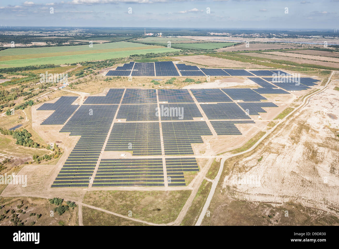Solarpark aerial hi-res stock photography and images - Alamy