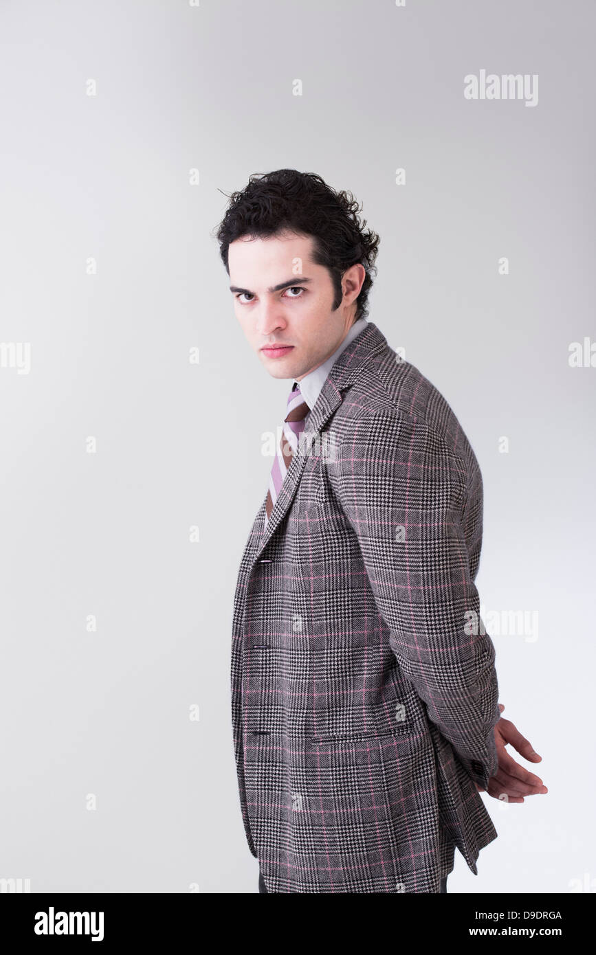 Man staring at camera Stock Photo - Alamy