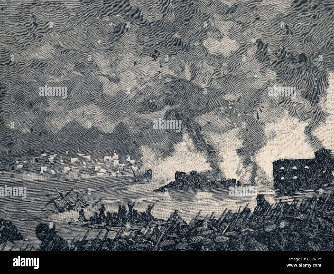 Crimean War 1853-1856: Russian evacuation of Sebastopol 11 September ...