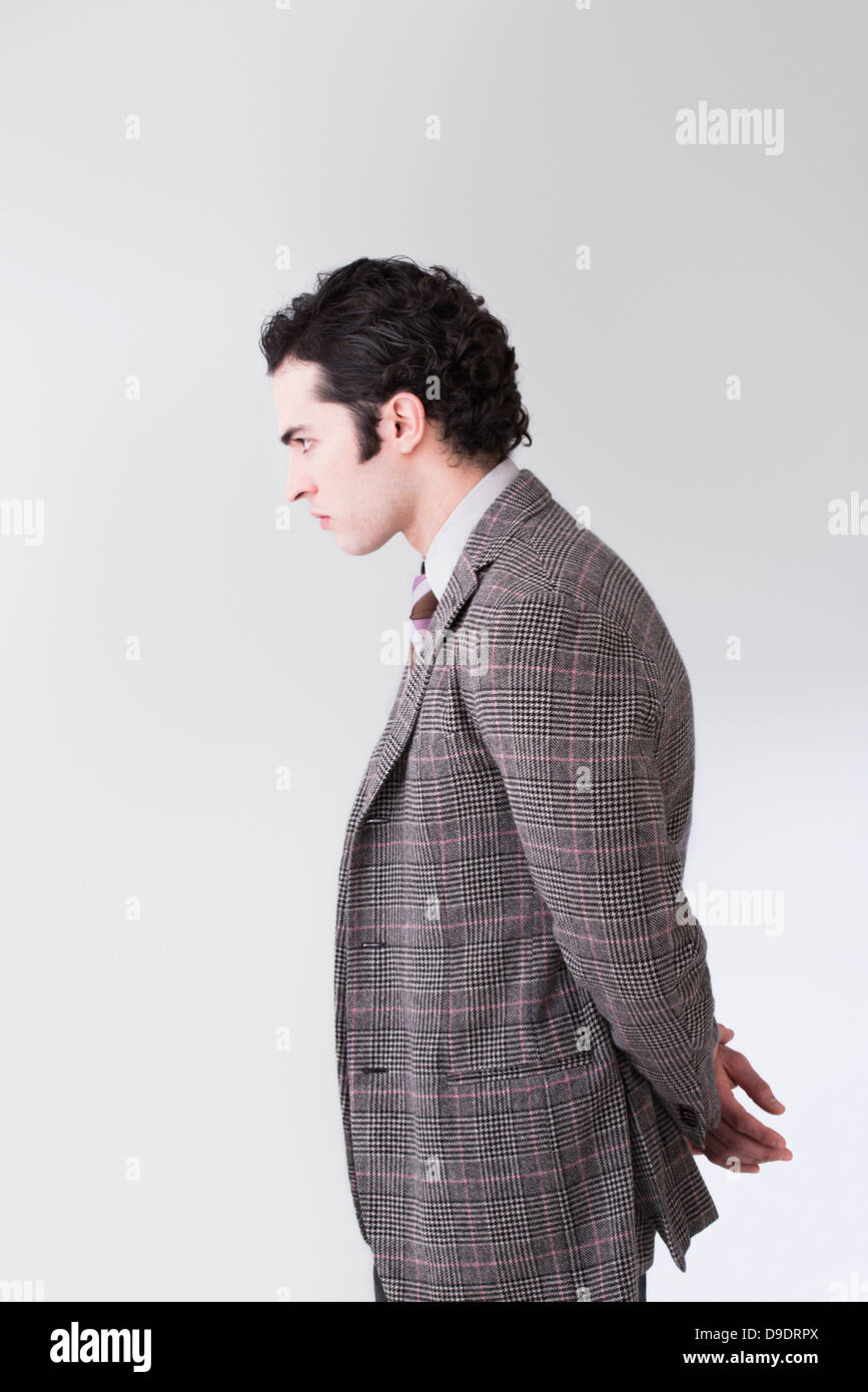 Man staring forwards Stock Photo - Alamy