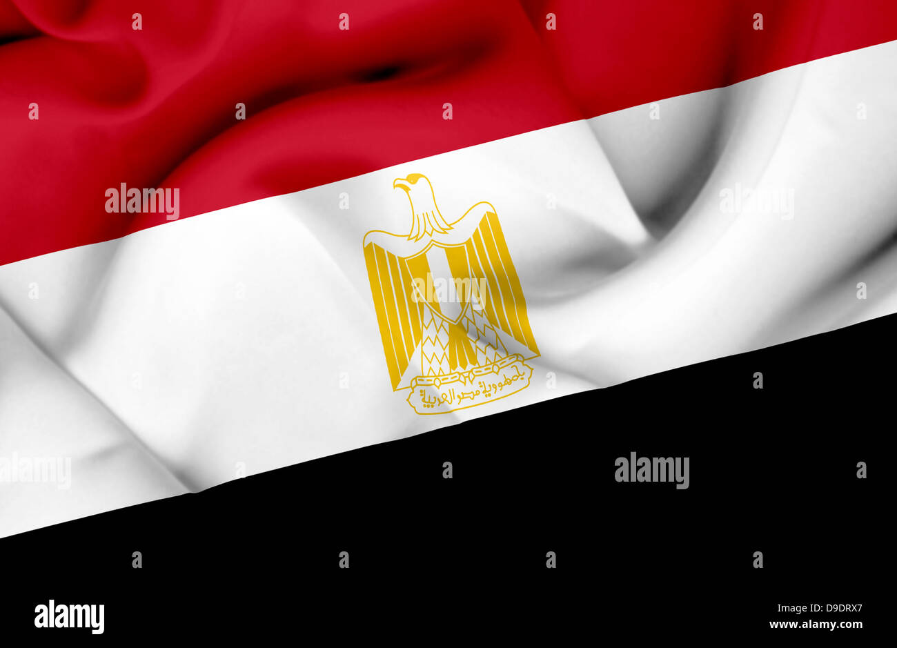 Egypt waving flag Stock Photo - Alamy