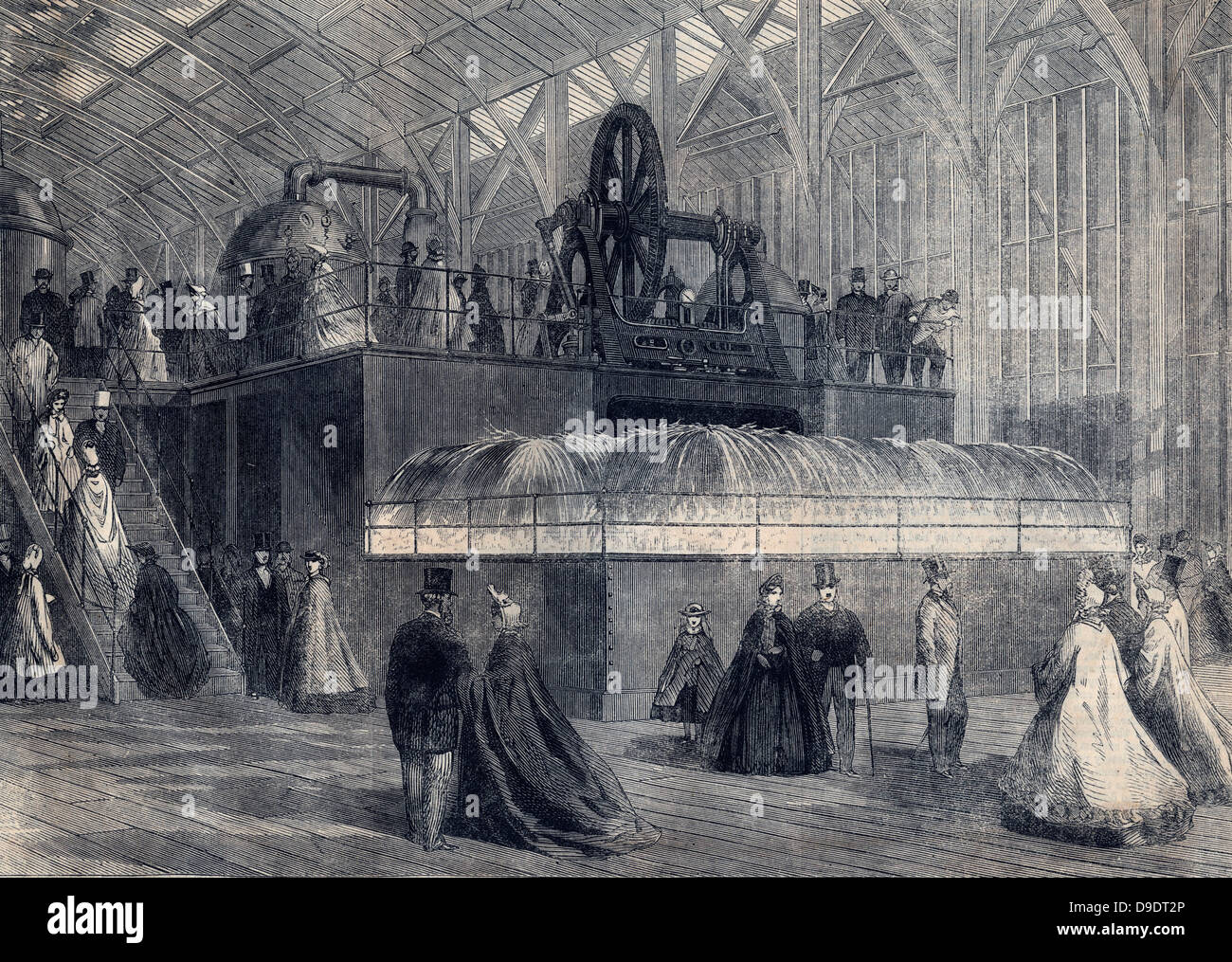 International Exhibition, London, 1862. Centrifugal pump Stock Photo ...