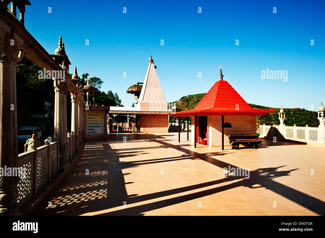 Temple on a hill, Bhimtal, Nainital, Uttarakhand, India Stock Photo - Alamy