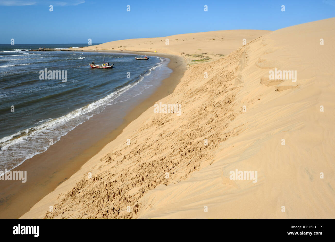 The beach of Barra de Valizas on Uruguay Stock Photo - Alamy