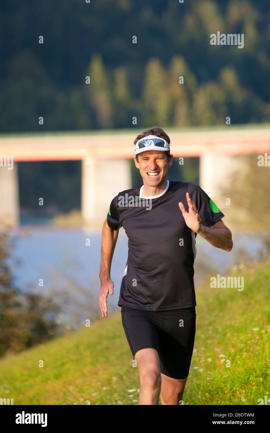 Mountain runner face hi-res stock photography and images - Alamy