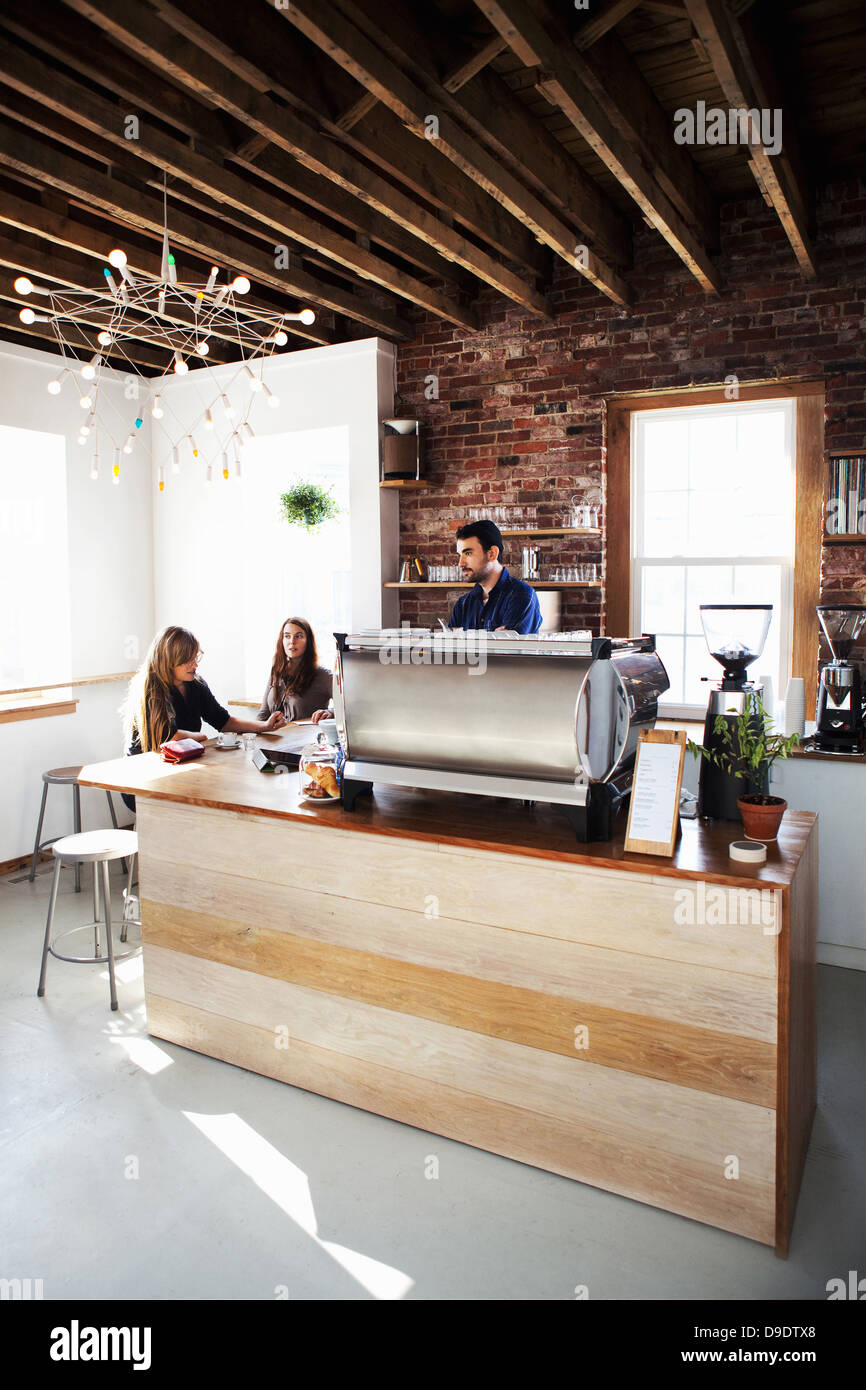 People in coffee shop Stock Photo - Alamy