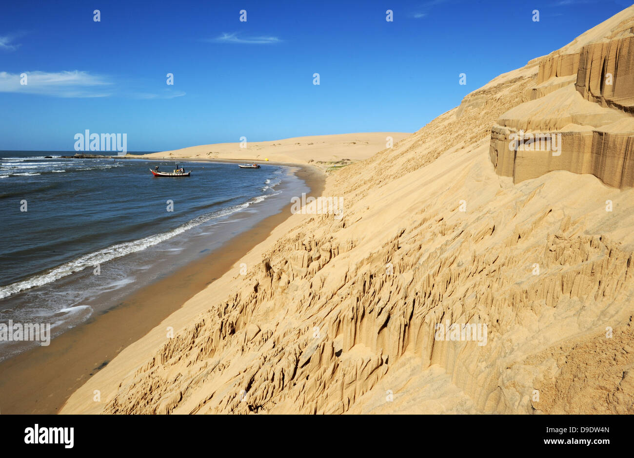The beach of Barra de Valizas on Uruguay Stock Photo - Alamy
