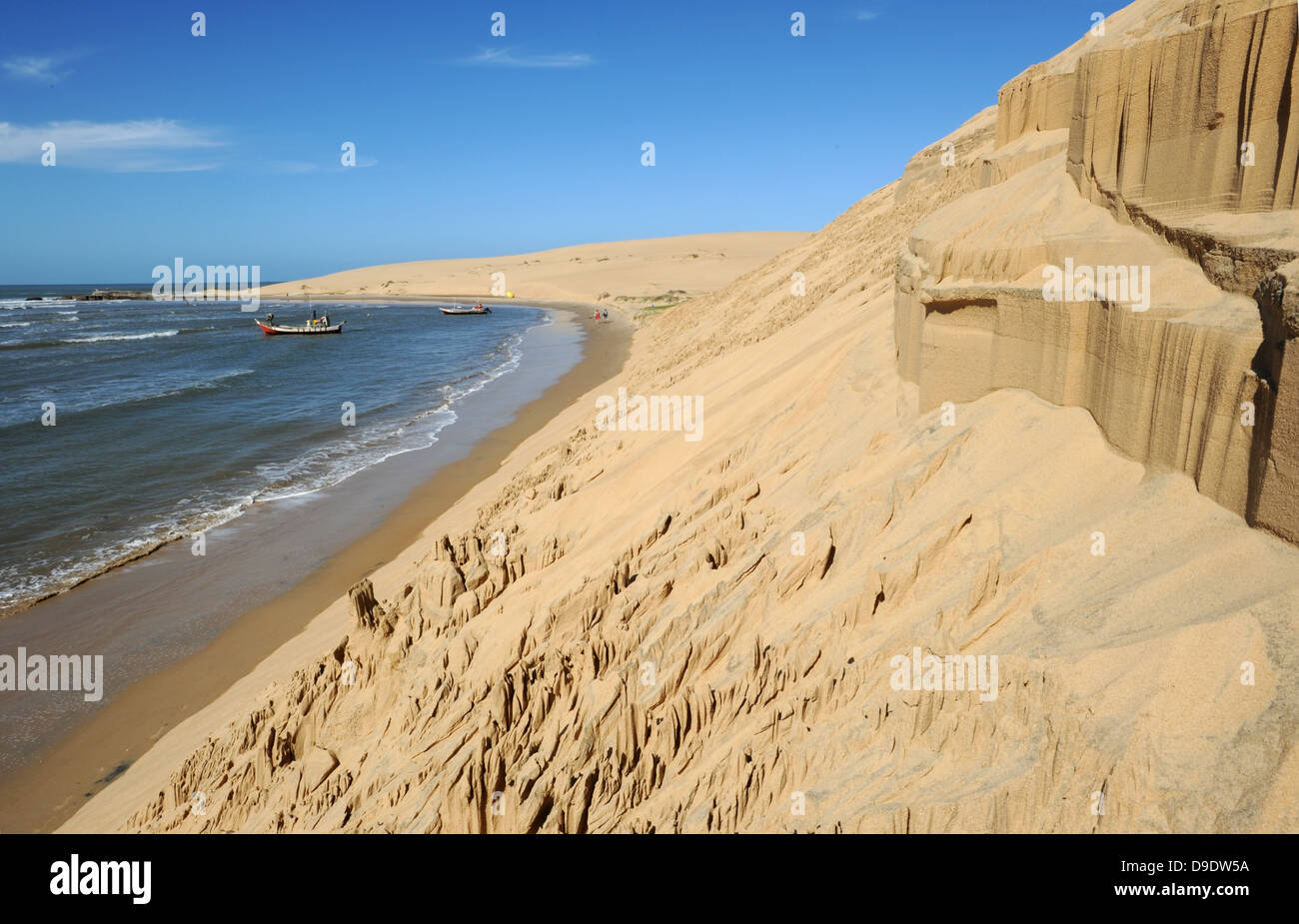 The beach of Barra de Valizas on Uruguay Stock Photo - Alamy