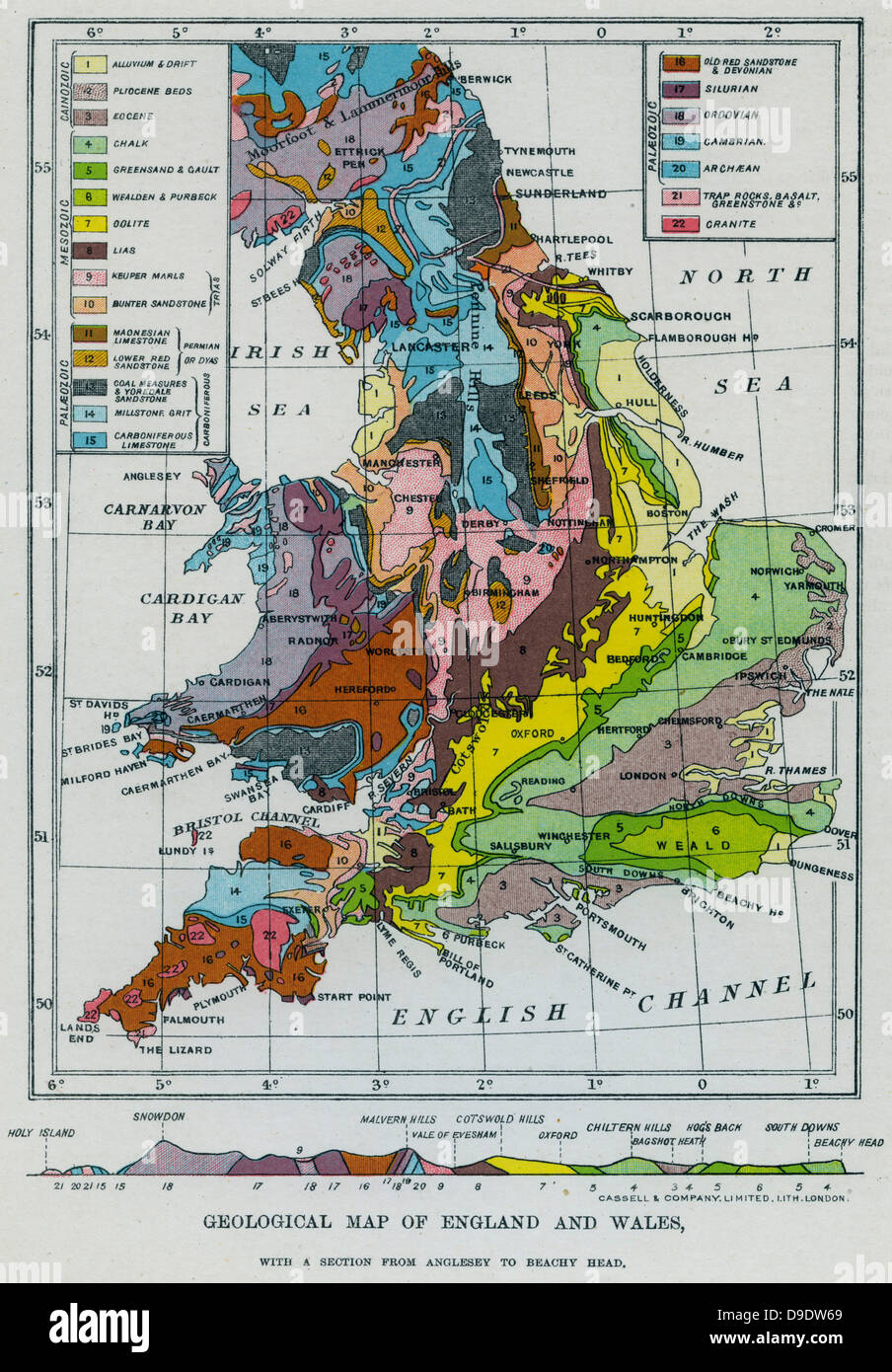 Geological m of england and wales hi-res stock photography and images ...