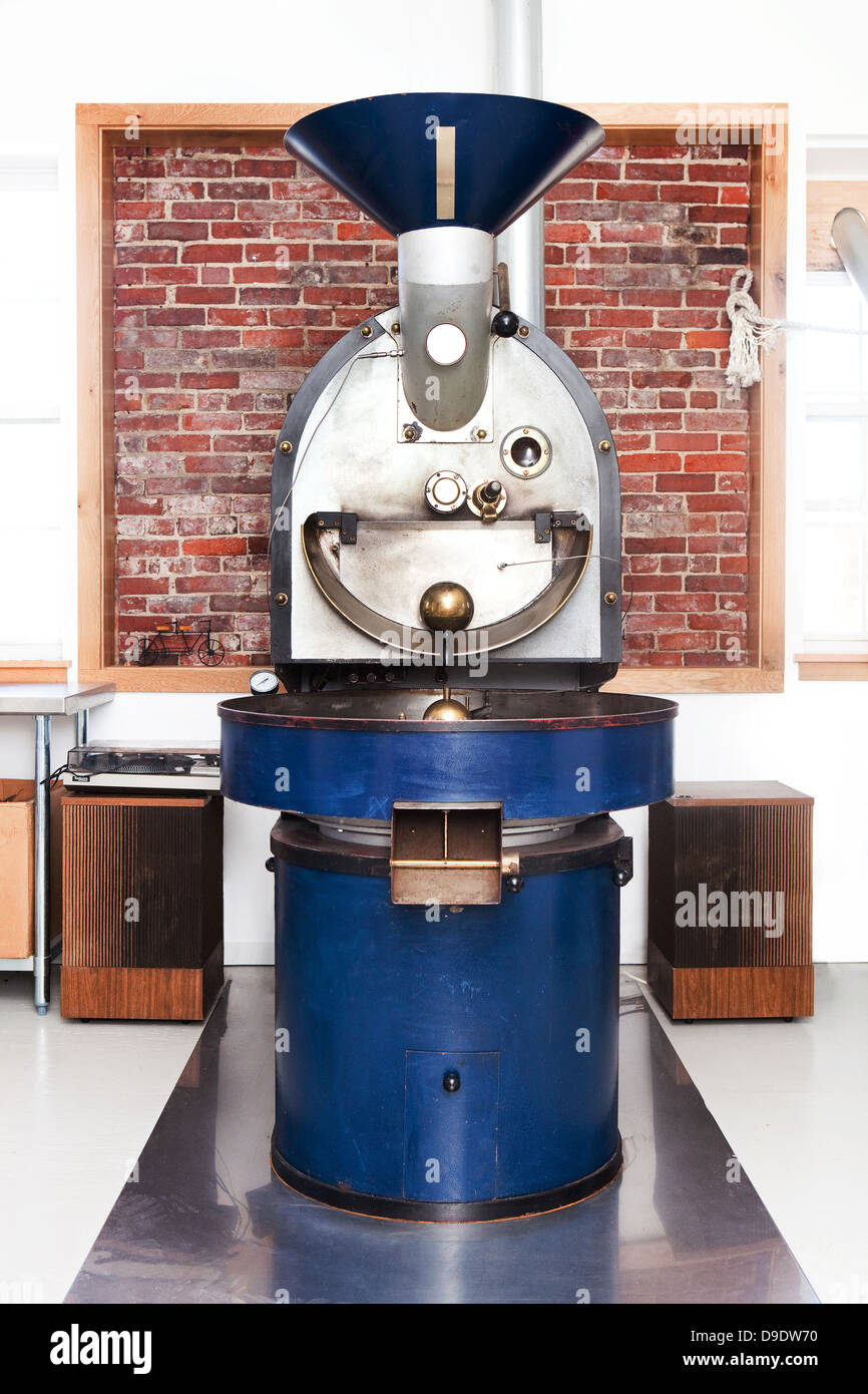 Coffee roasting machine Stock Photo - Alamy