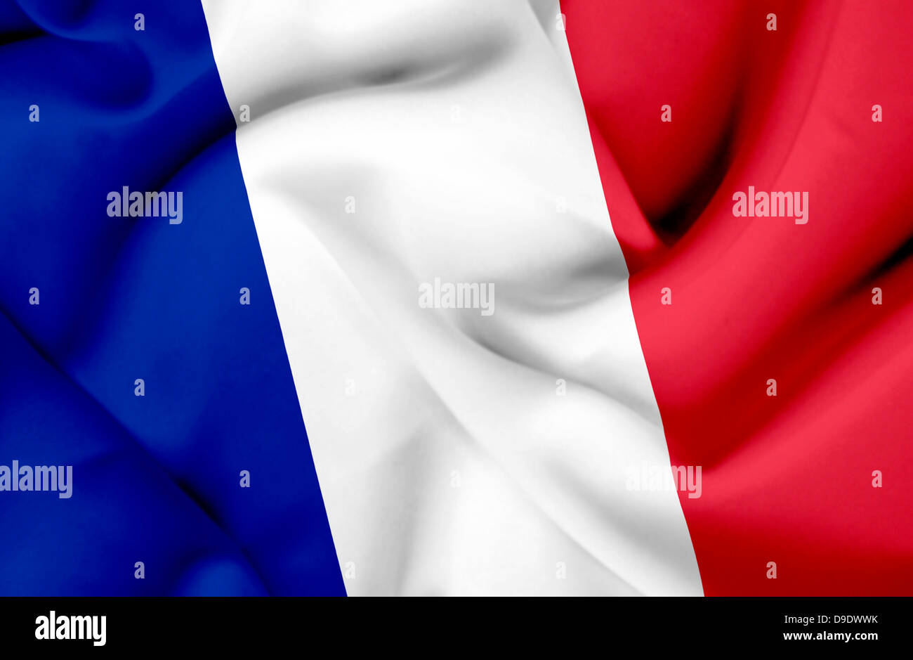 France waving flag Stock Photo - Alamy