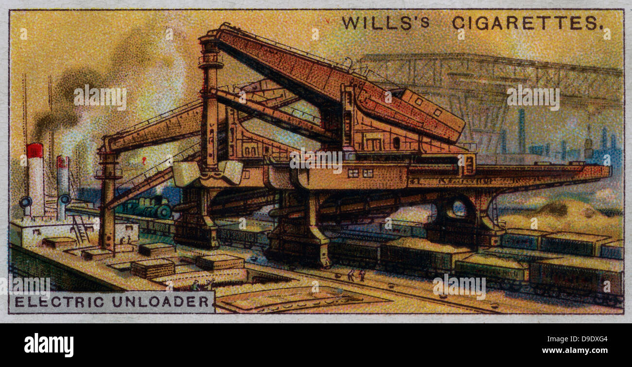 Engineering Wonders, 1927: Hulett Electric Unloader, USA Stock Photo ...