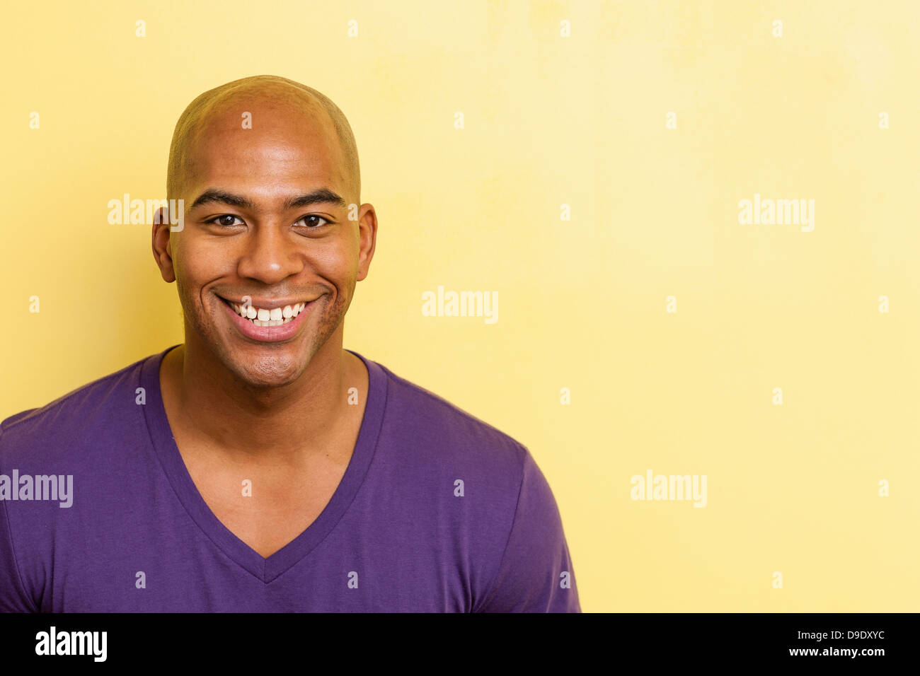 Close up portrait of smiling mid adult male Stock Photo - Alamy