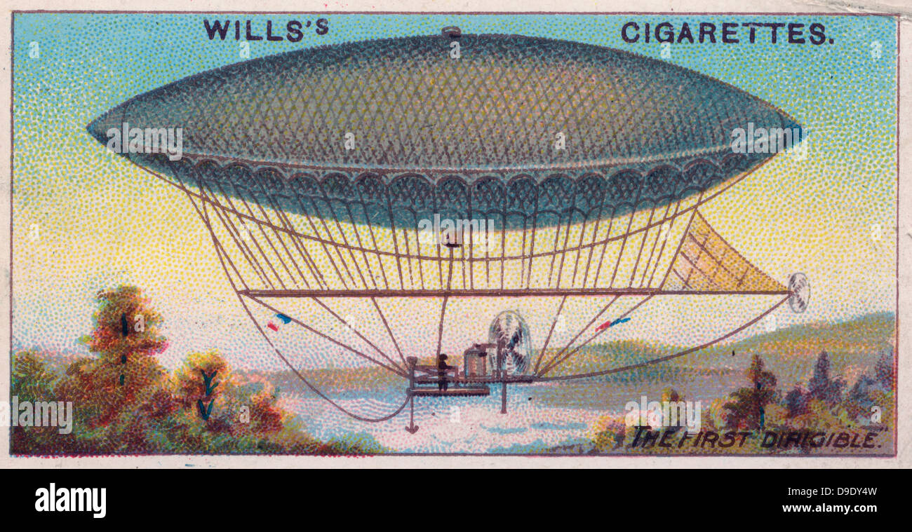 Henri giffards 1825 1882 dirigible hi-res stock photography and images ...