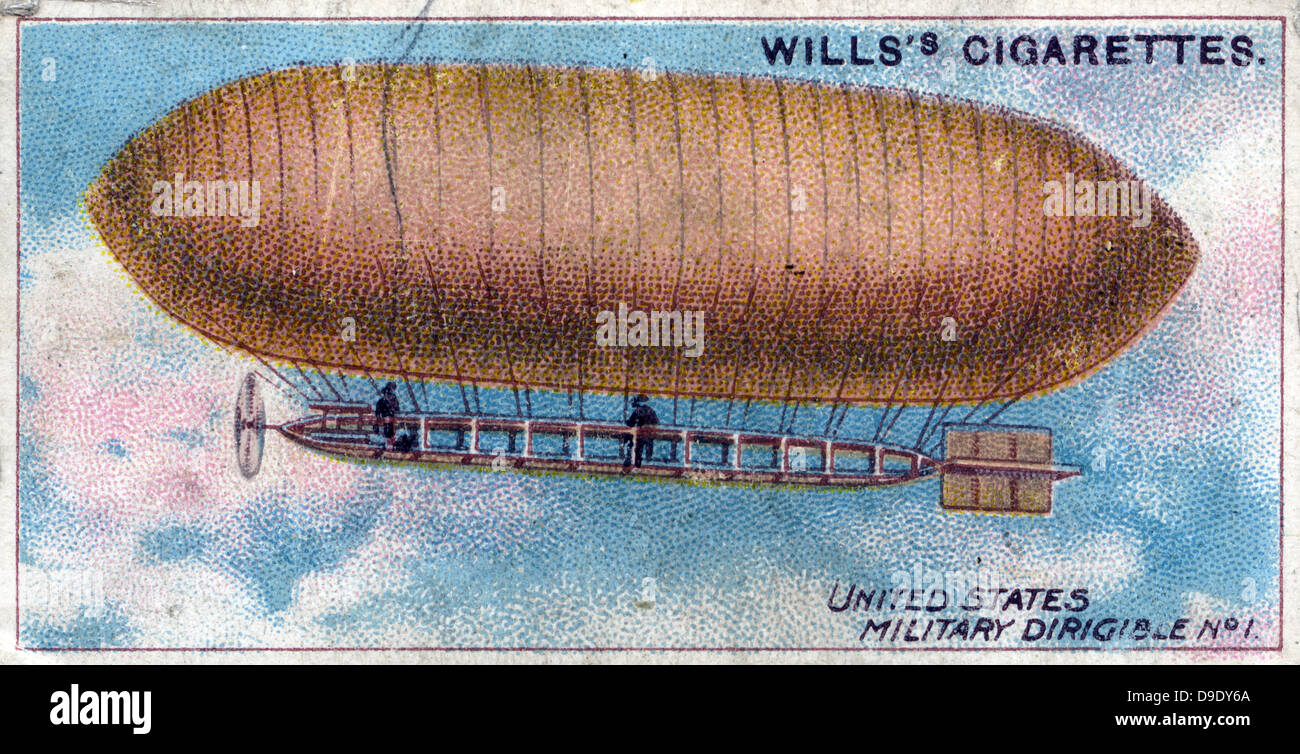 Aviation, 1910: United States Military Dirigible No. 1, 1906 Stock ...