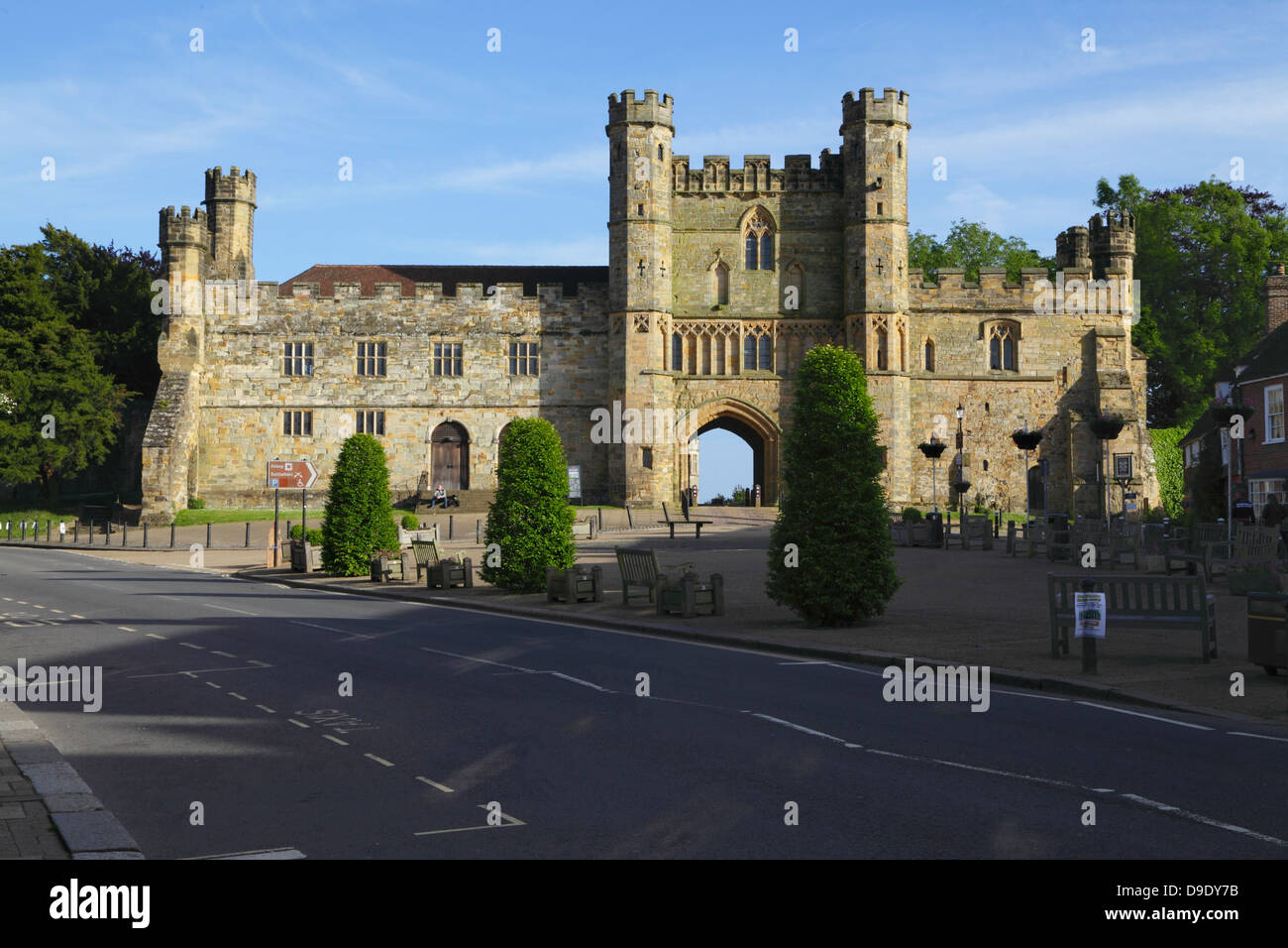 Battle Abbey Gatehouse East Sussex UK GB Stock Photo - Alamy