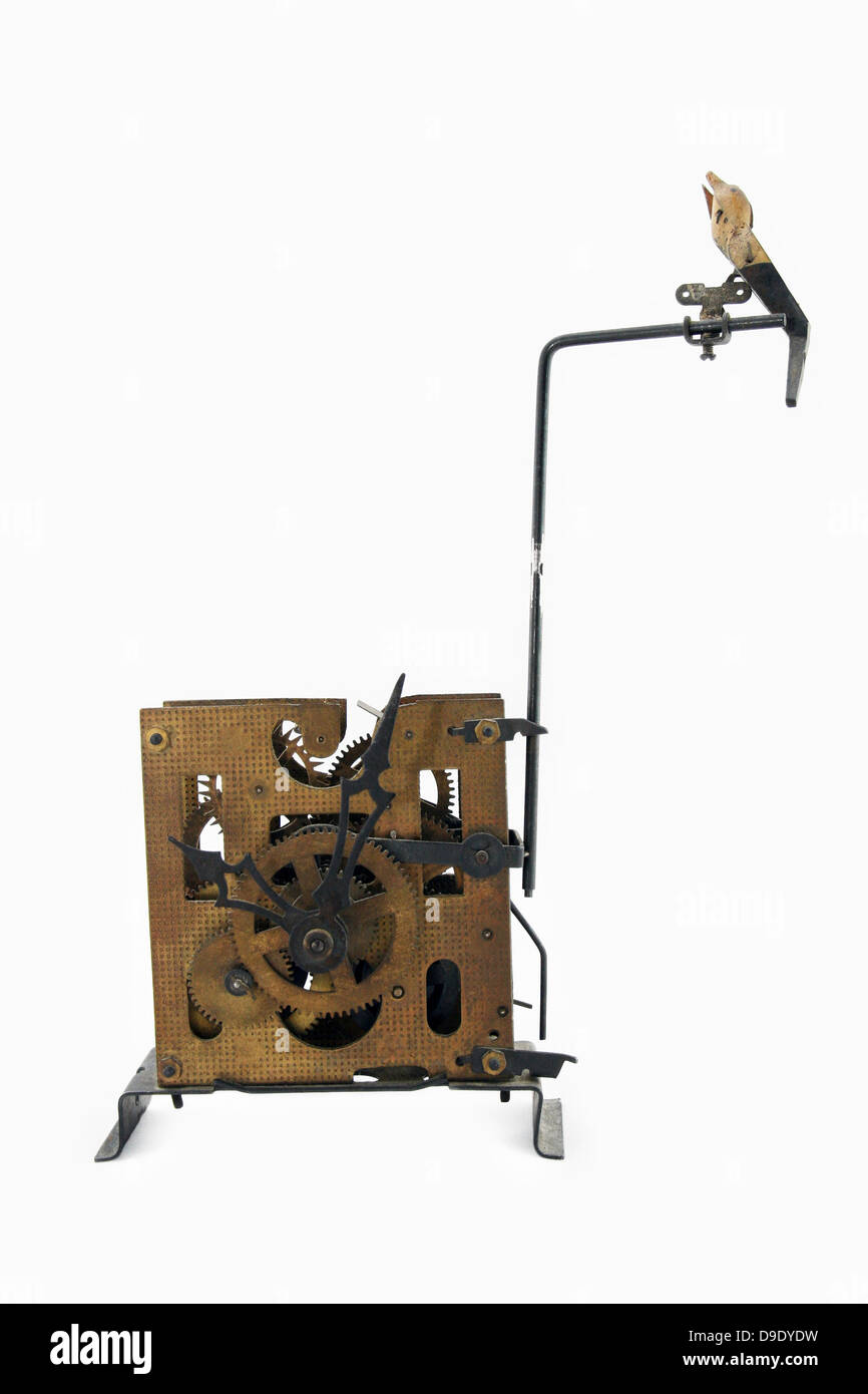 Cuckoo clock isolated on Cut Out Stock Images & Pictures - Alamy