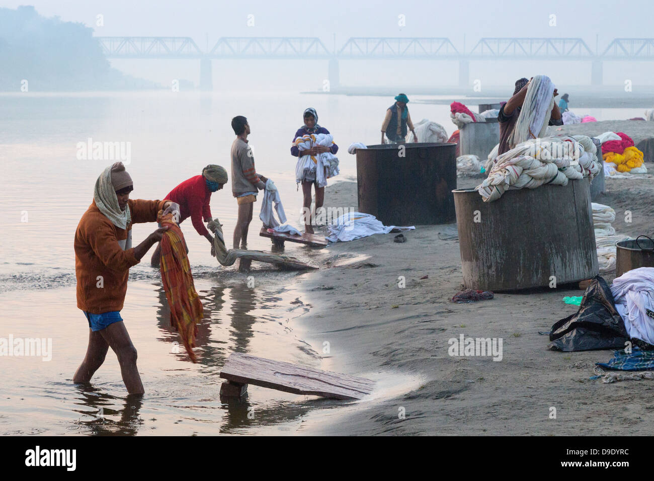 Laundry dhobi wallahs laundry men hi-res stock photography and images ...