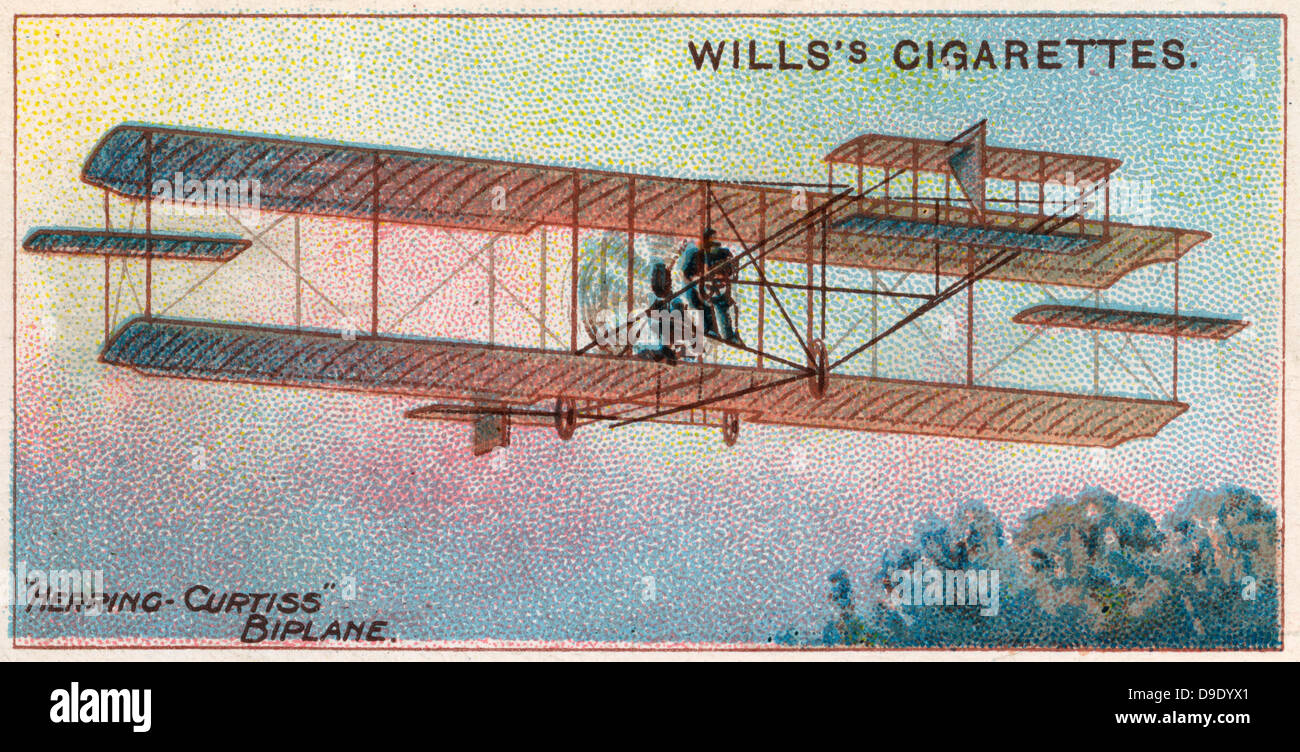 Curtiss biplane hi-res stock photography and images - Alamy