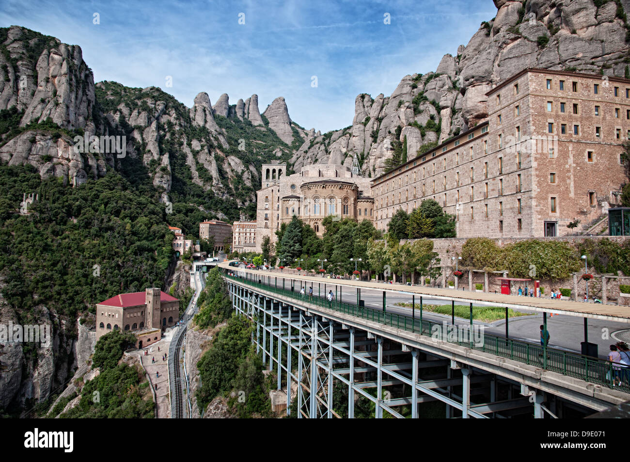 Montserrat monastery. Catalonia, Spain Stock Photo - Alamy
