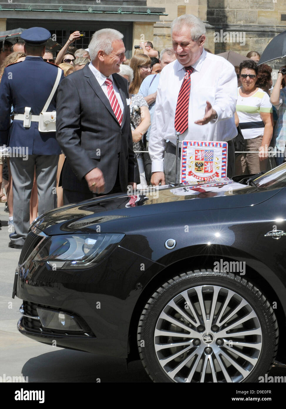 Prague, Czech Republic. 18th June, 2013. Czech president Milos Zeman ...