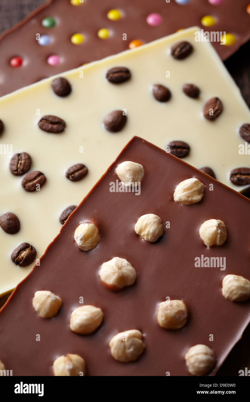 various chocolate bar Stock Photo - Alamy