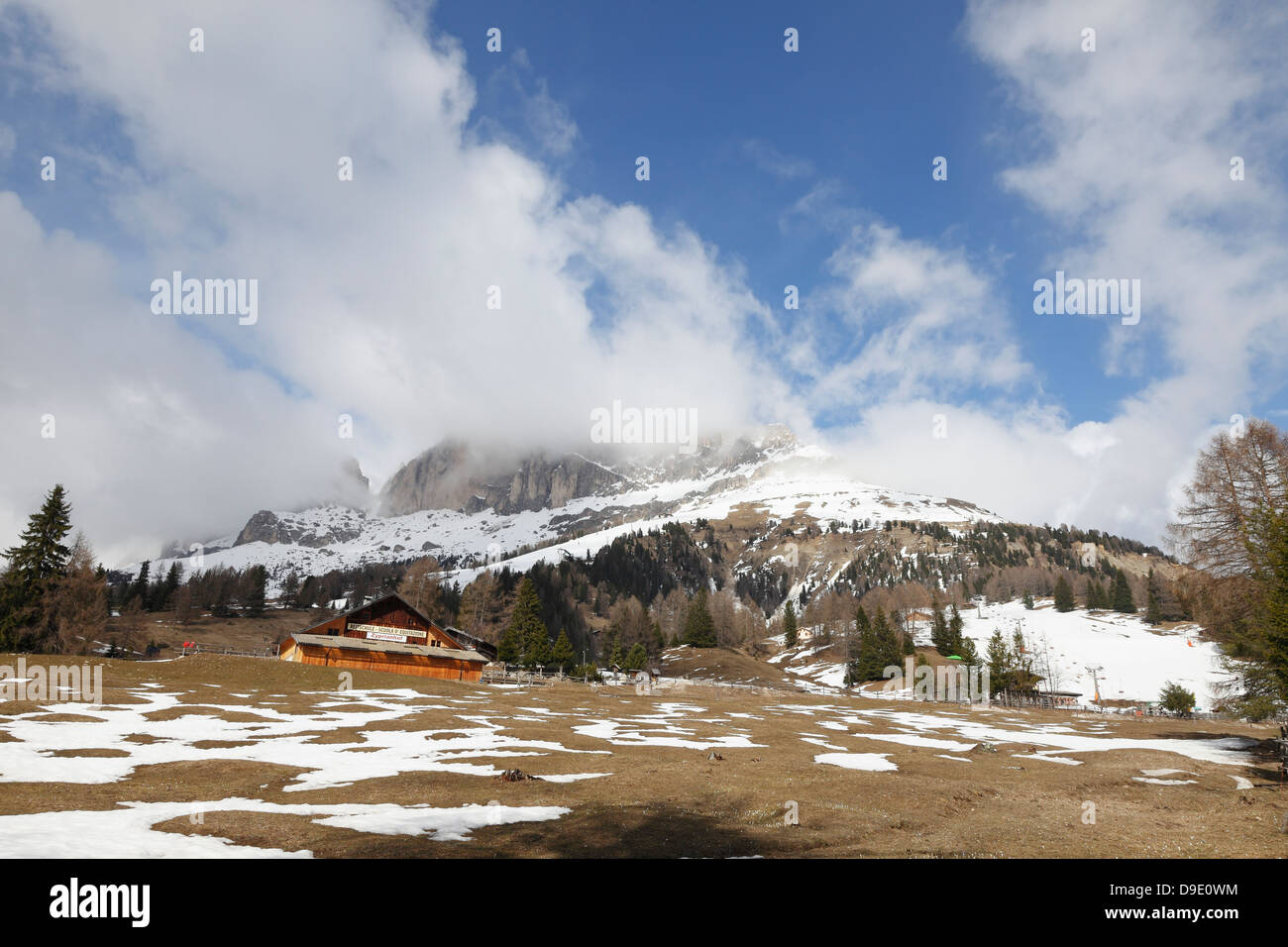 The "Passo Costalunga", Nova levante, South Tyrol,Italy Stock Photo - Alamy