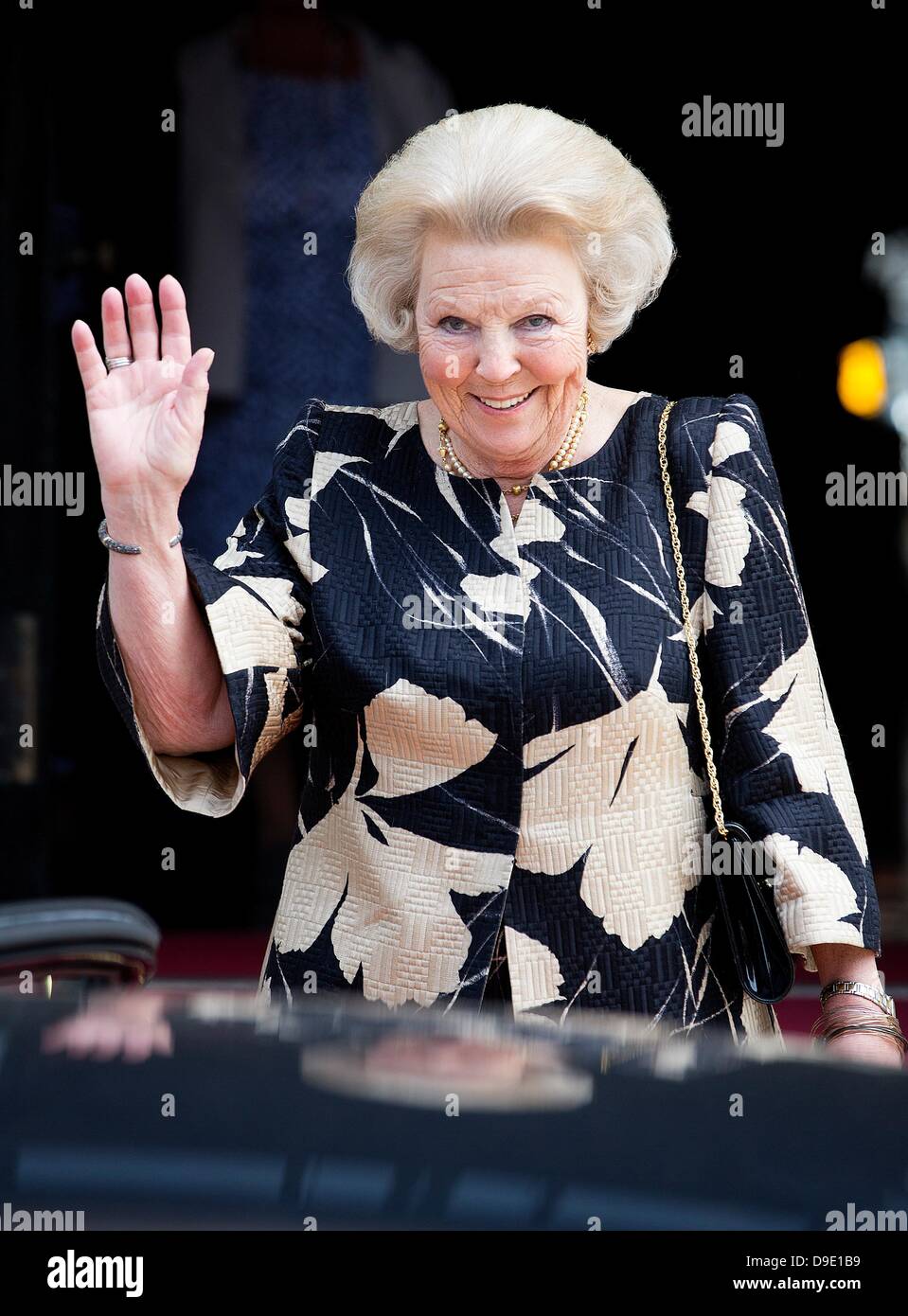 Princess Beatrix of The Netherlands attend the award ceremony of the ...
