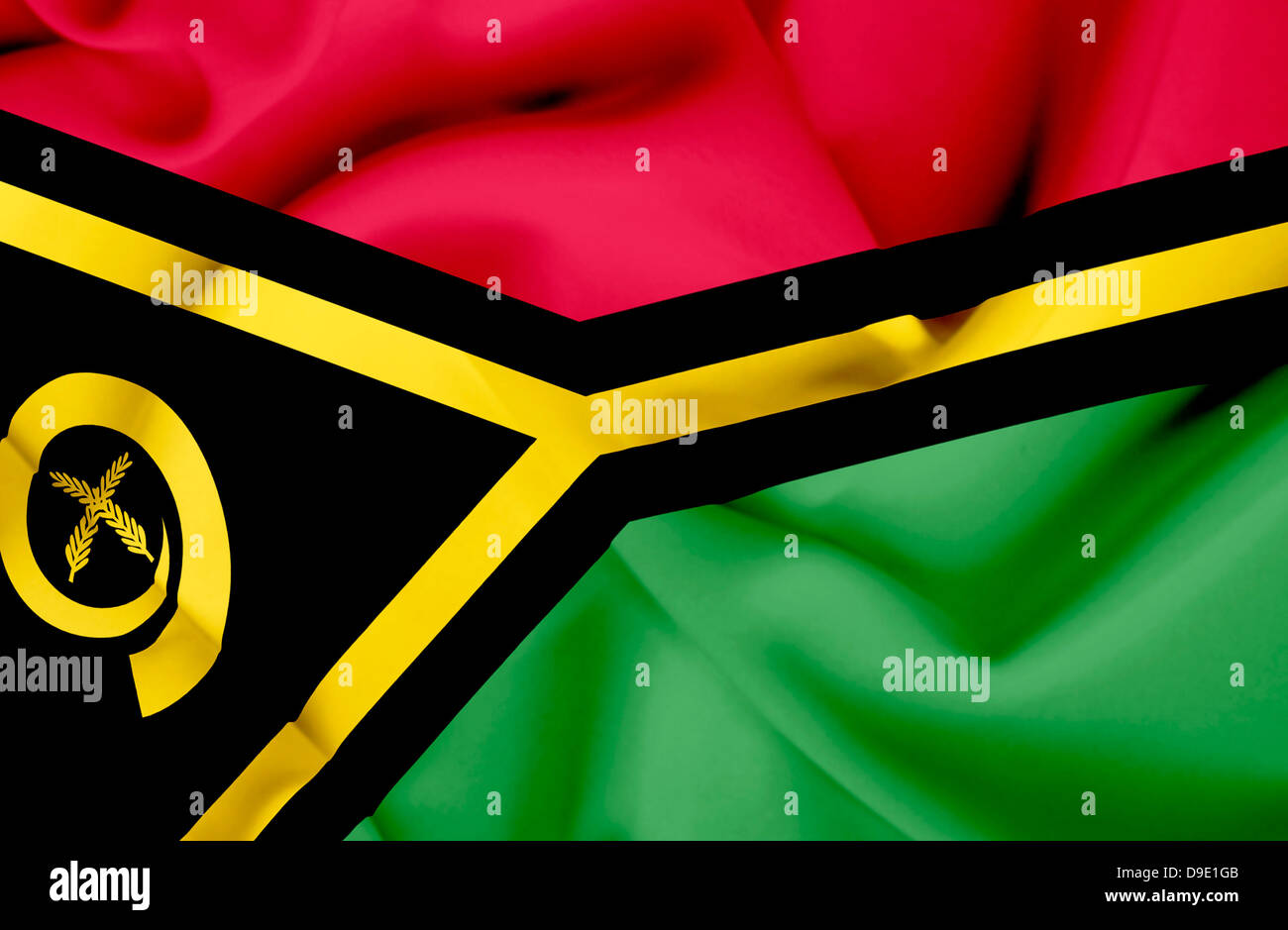Vanuatu silk flag hi-res stock photography and images - Alamy