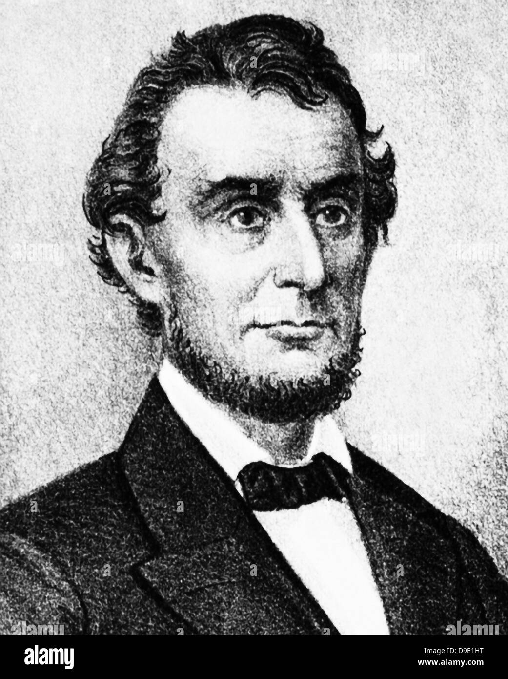 Vintage portrait of Abraham Lincoln Stock Photo - Alamy