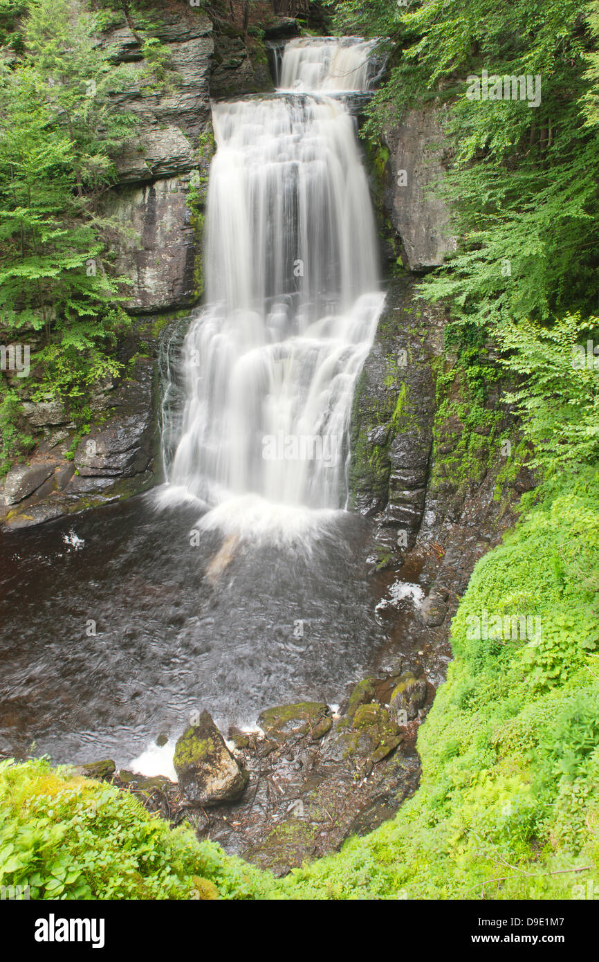 MAIN WATERFALLS BUSHKILL FALLS THEME PARK BUSHKILL CREEK PIKE COUNTY ...