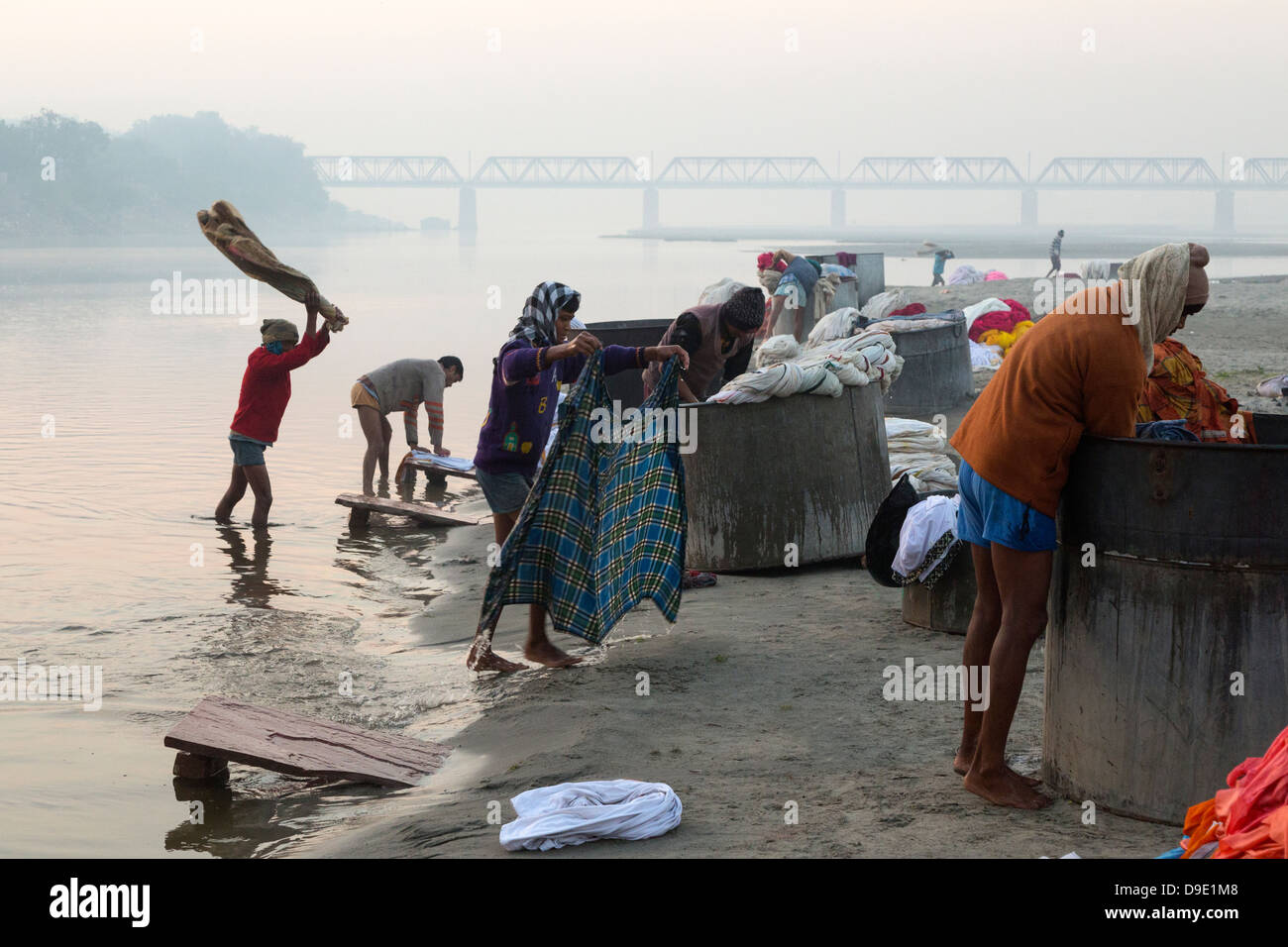 Laundry dhobi wallahs laundry men hi-res stock photography and images ...