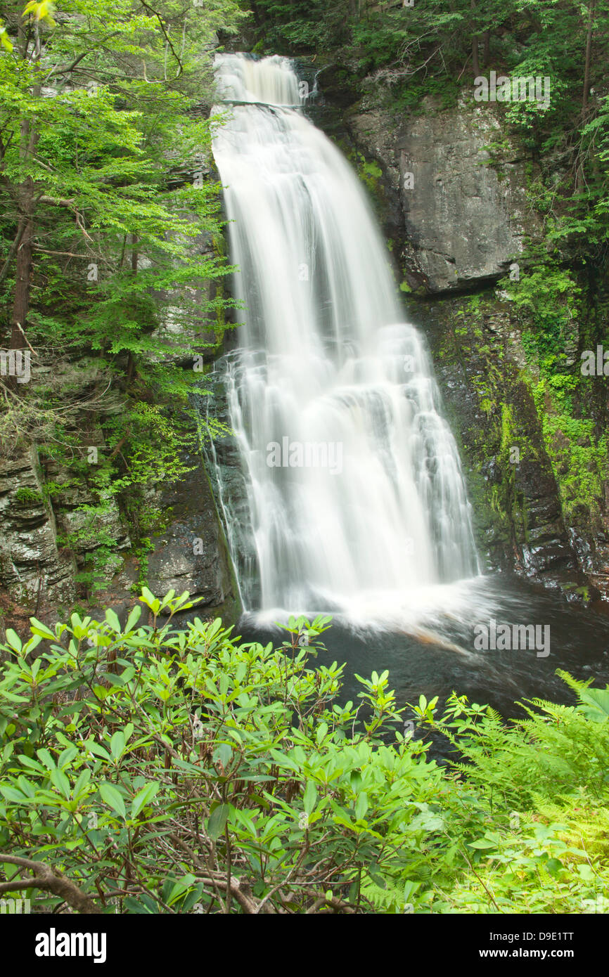 MAIN WATERFALLS BUSHKILL FALLS THEME PARK BUSHKILL CREEK PIKE COUNTY ...