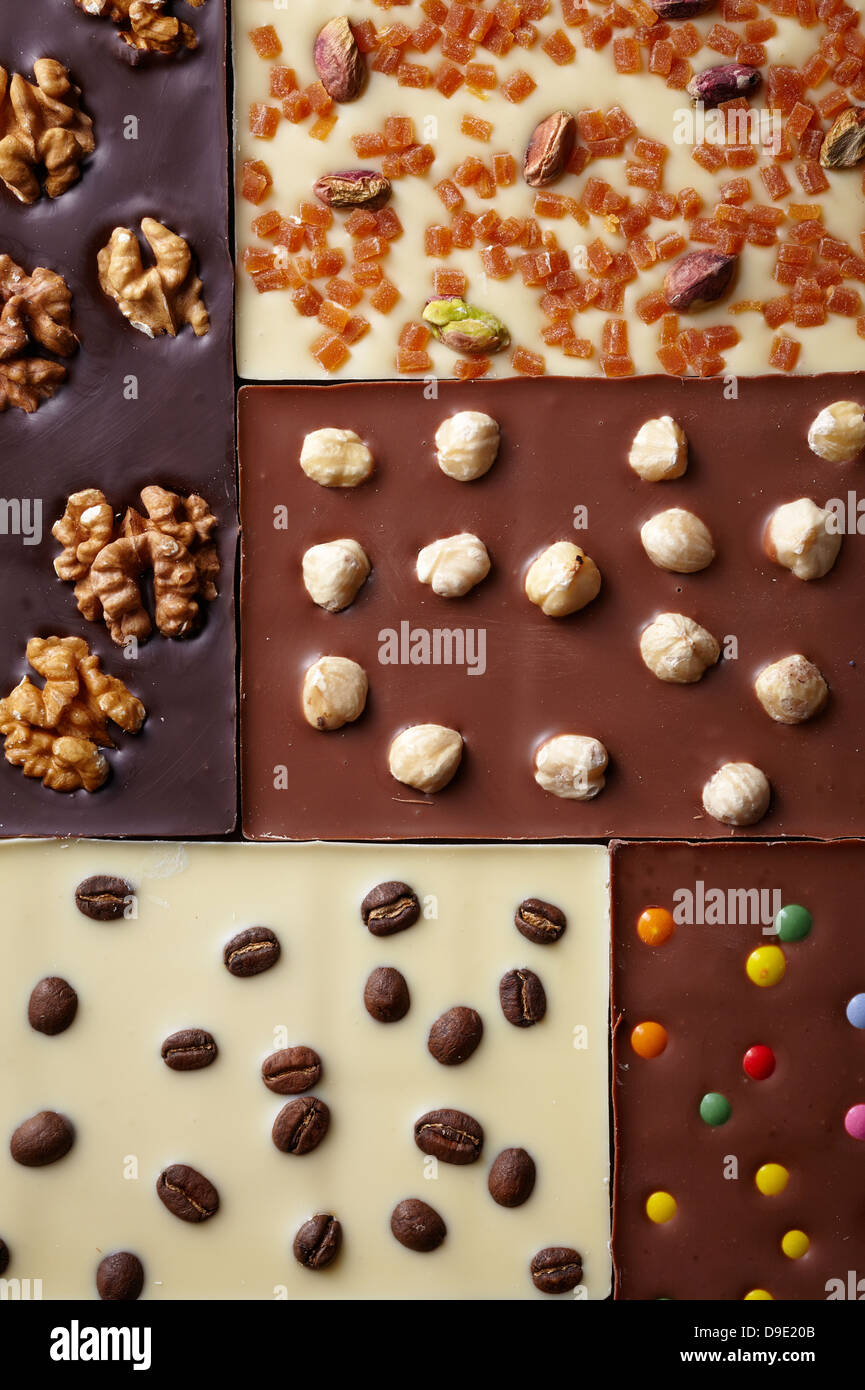 various chocolate bar Stock Photo - Alamy