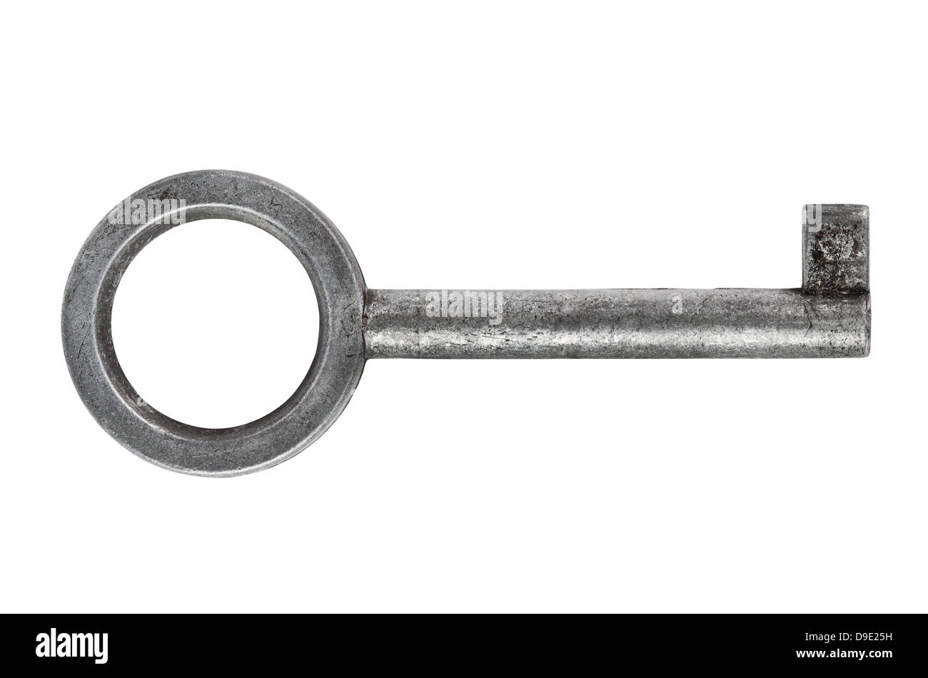 Silver key isolated on Cut Out Stock Images & Pictures - Alamy