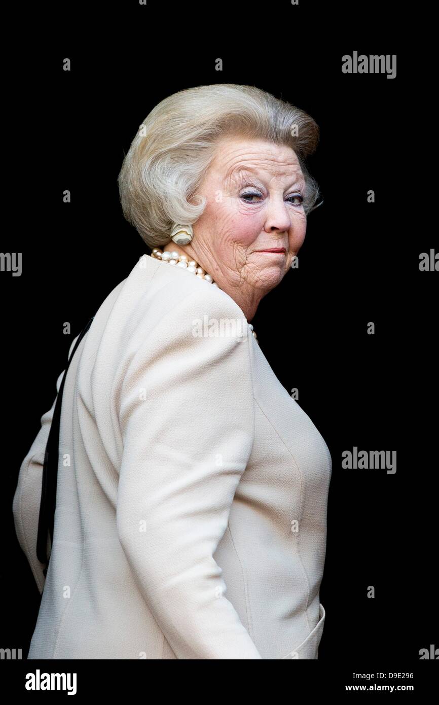 Princess Beatrix of The Netherlands attend the award ceremony of the ...