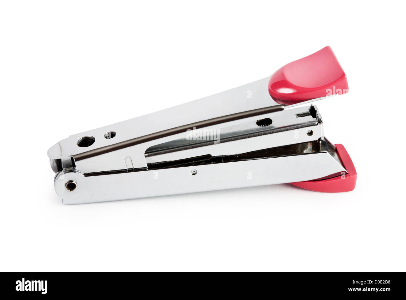 Office paper stapler isolated on white background Stock Photo - Alamy