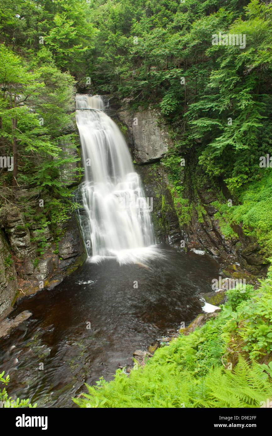 MAIN WATERFALLS BUSHKILL FALLS THEME PARK BUSHKILL CREEK PIKE COUNTY ...