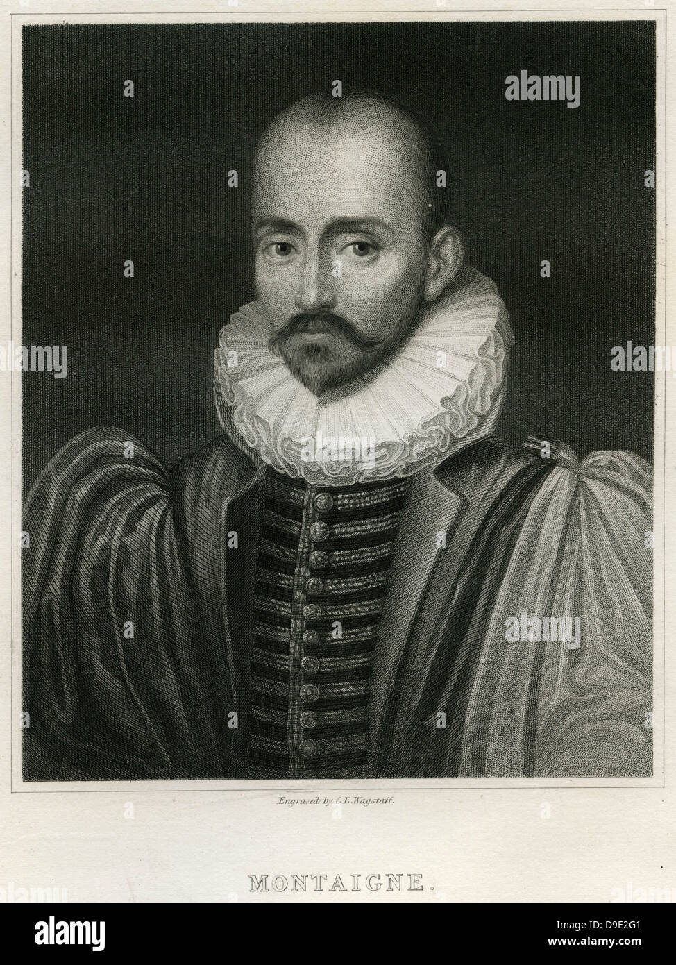 Michel de montiagne 1533 1592 french renaissance humanist hi-res stock ...