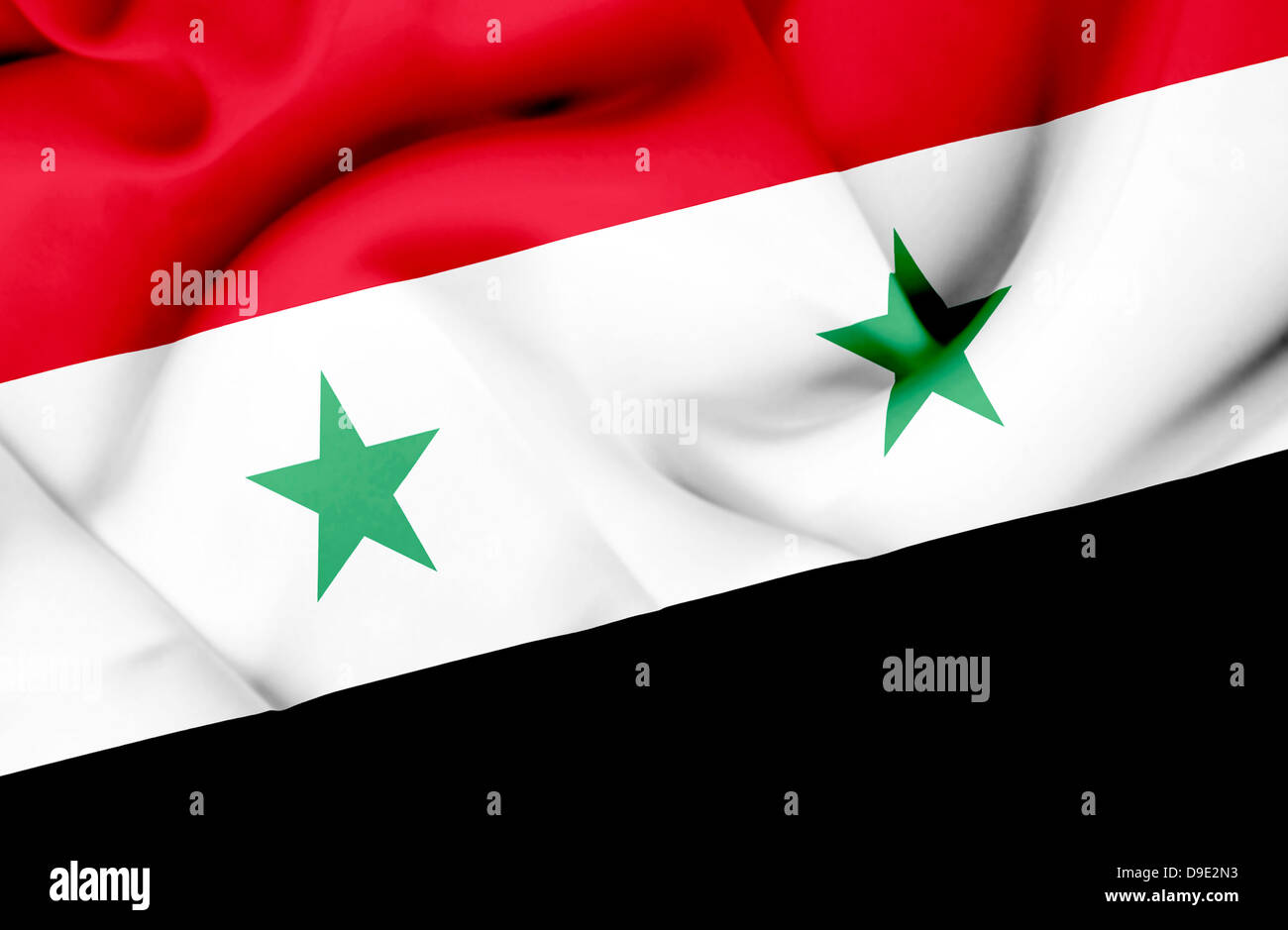 Syria waving flag hi-res stock photography and images - Alamy