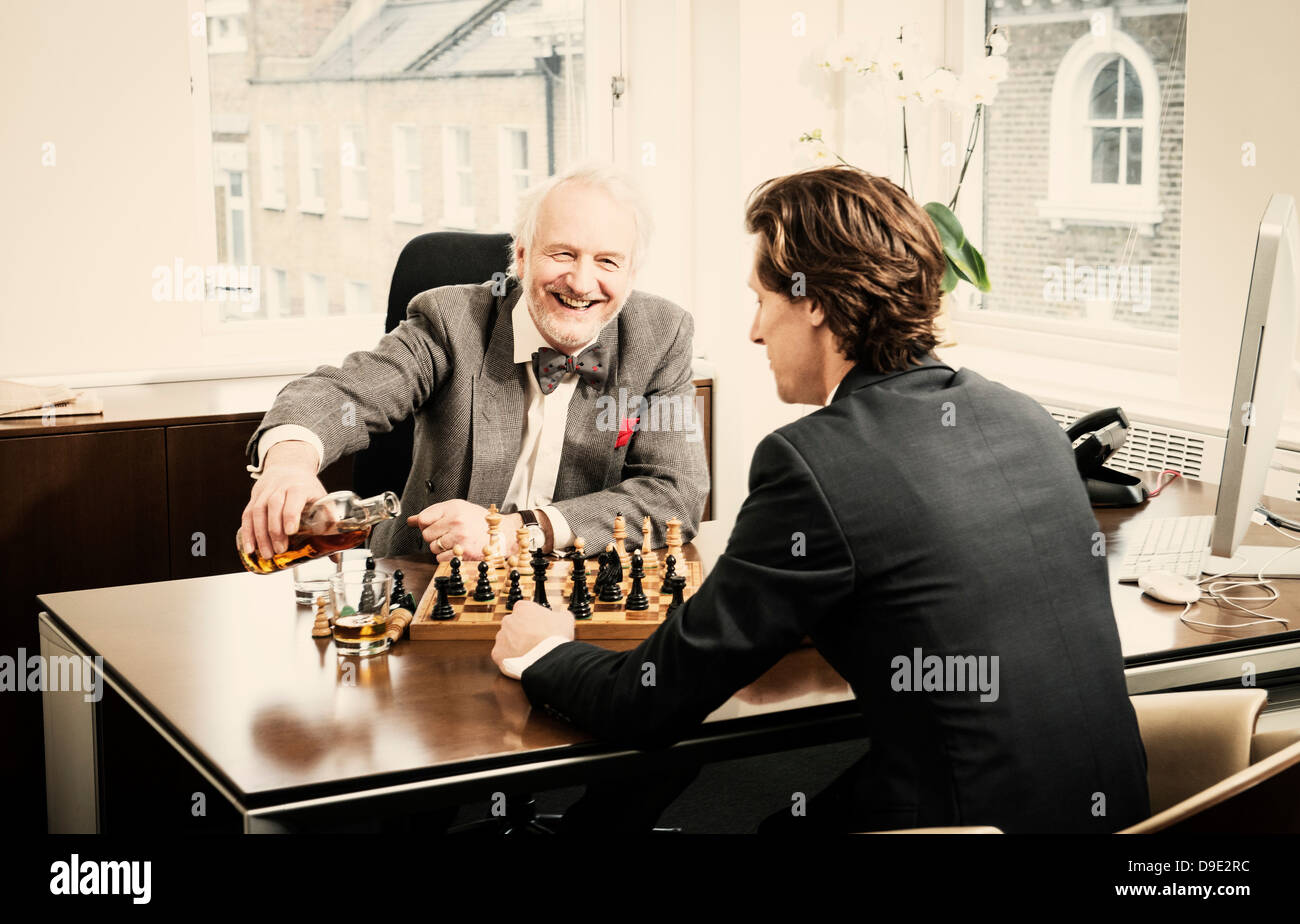 Playing chess 1960s hi-res stock photography and images - Alamy