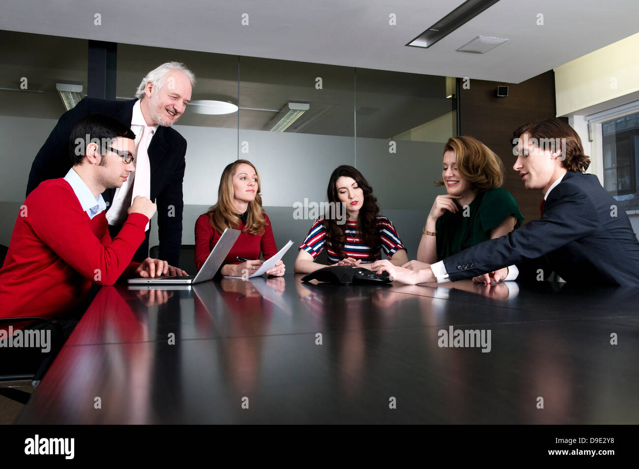Business executives in meeting room Stock Photo - Alamy