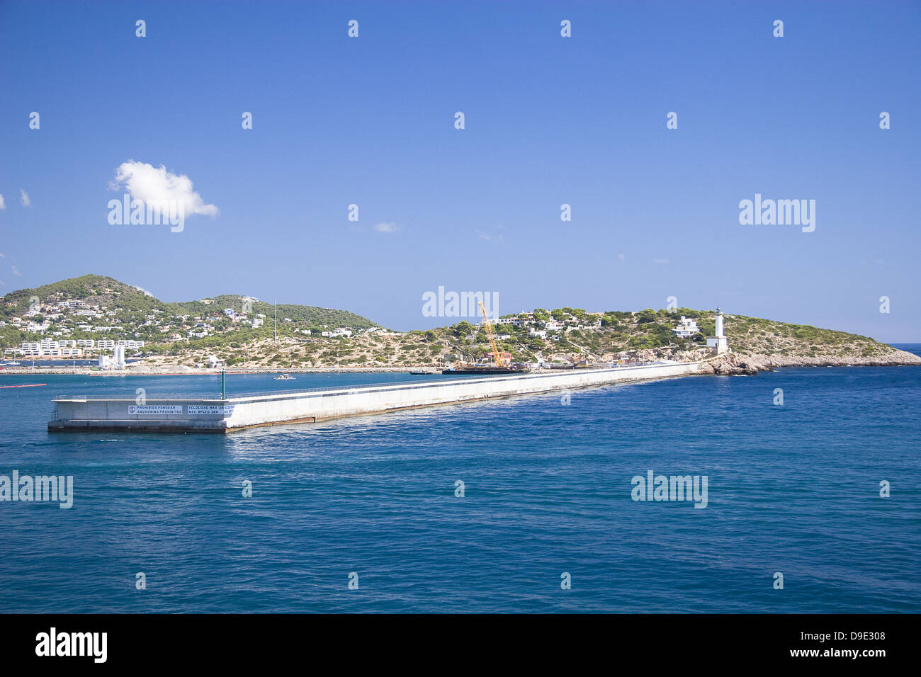 Coast line at Ibiza, Spain Stock Photo - Alamy
