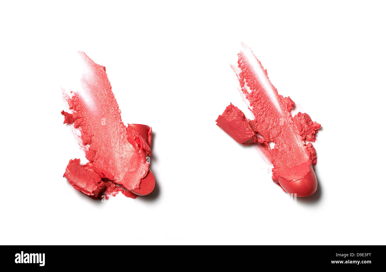 Woman with smudged lipstick hi-res stock photography and images - Alamy