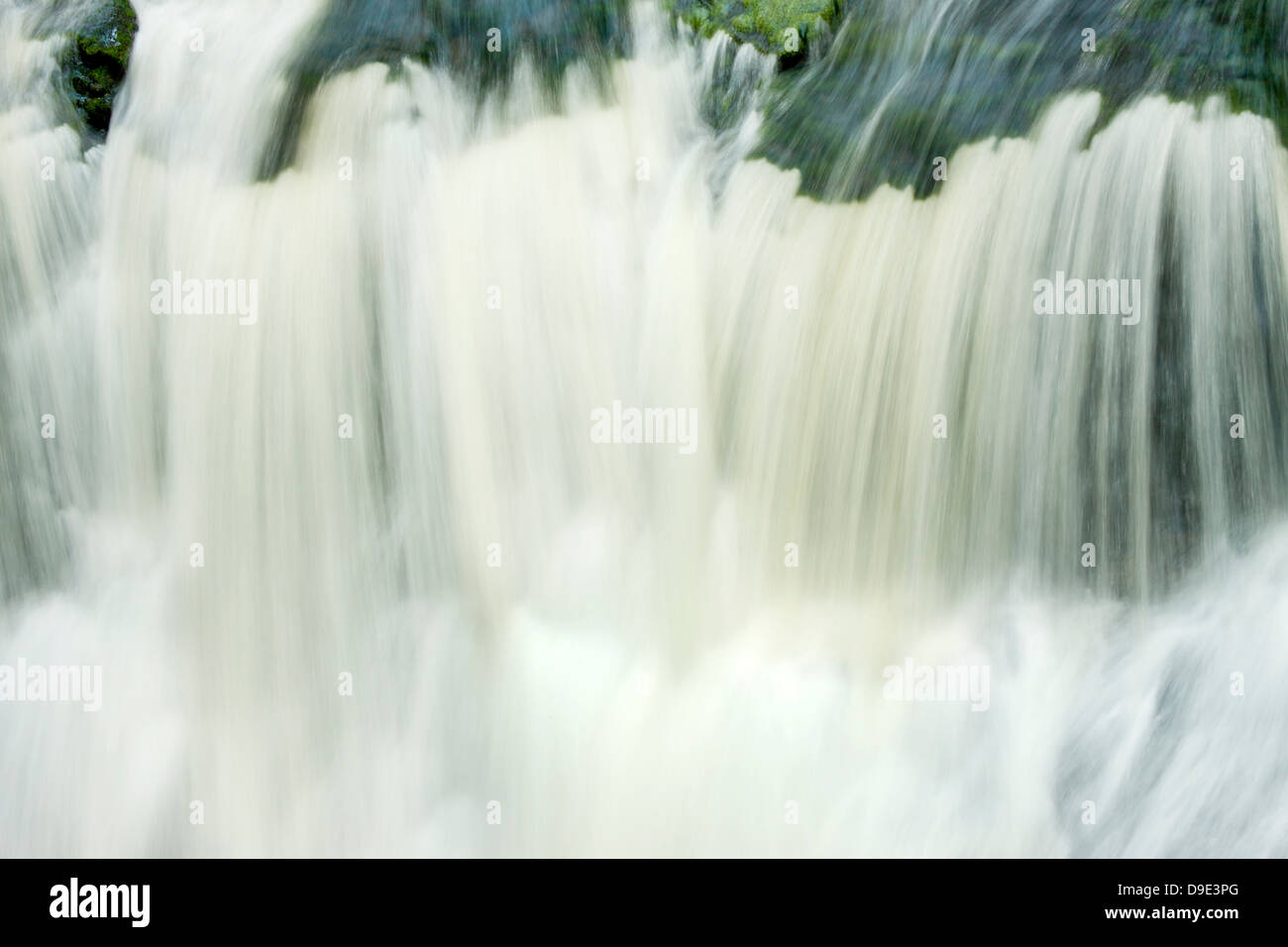 DETAIL OF LOWER GORGE WATERFALLS BUSHKILL FALLS THEME PARK BUSHKILL ...