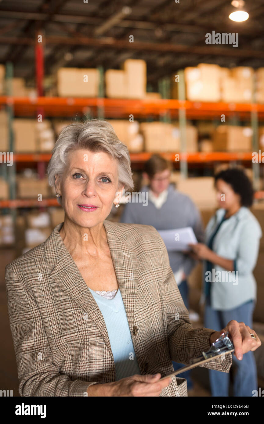 Female warehouse manager woman hi-res stock photography and images - Alamy