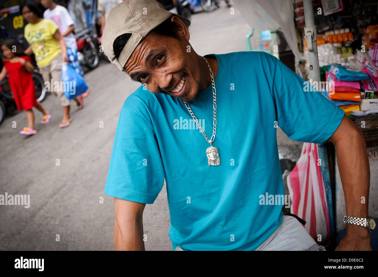 Street scene in Manila, Philippines Stock Photo - Alamy