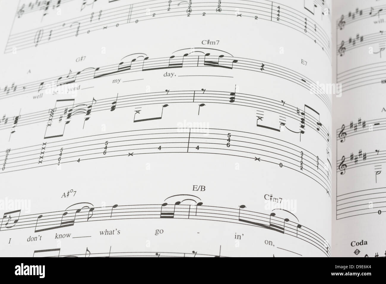 Tablature High Resolution Stock Photography and Images - Alamy
