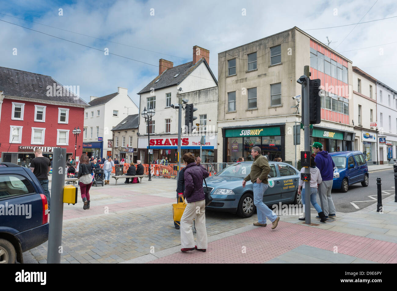 Haverfordwest street hi-res stock photography and images - Alamy